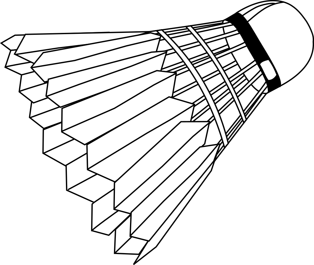 Onlinelabels Clip Art Badminton Shuttlecock